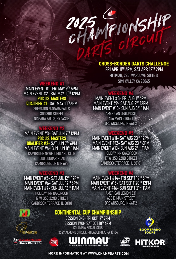 Main Tour – Championship Darts Corporation